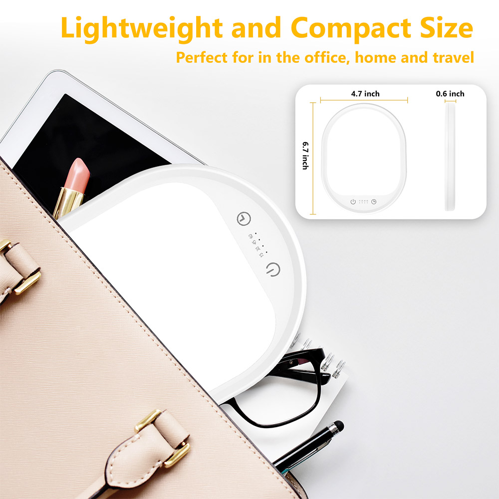 Daylight Lamp 10000 Lux Light 3 Levels Brightness and 4 Timer Settings