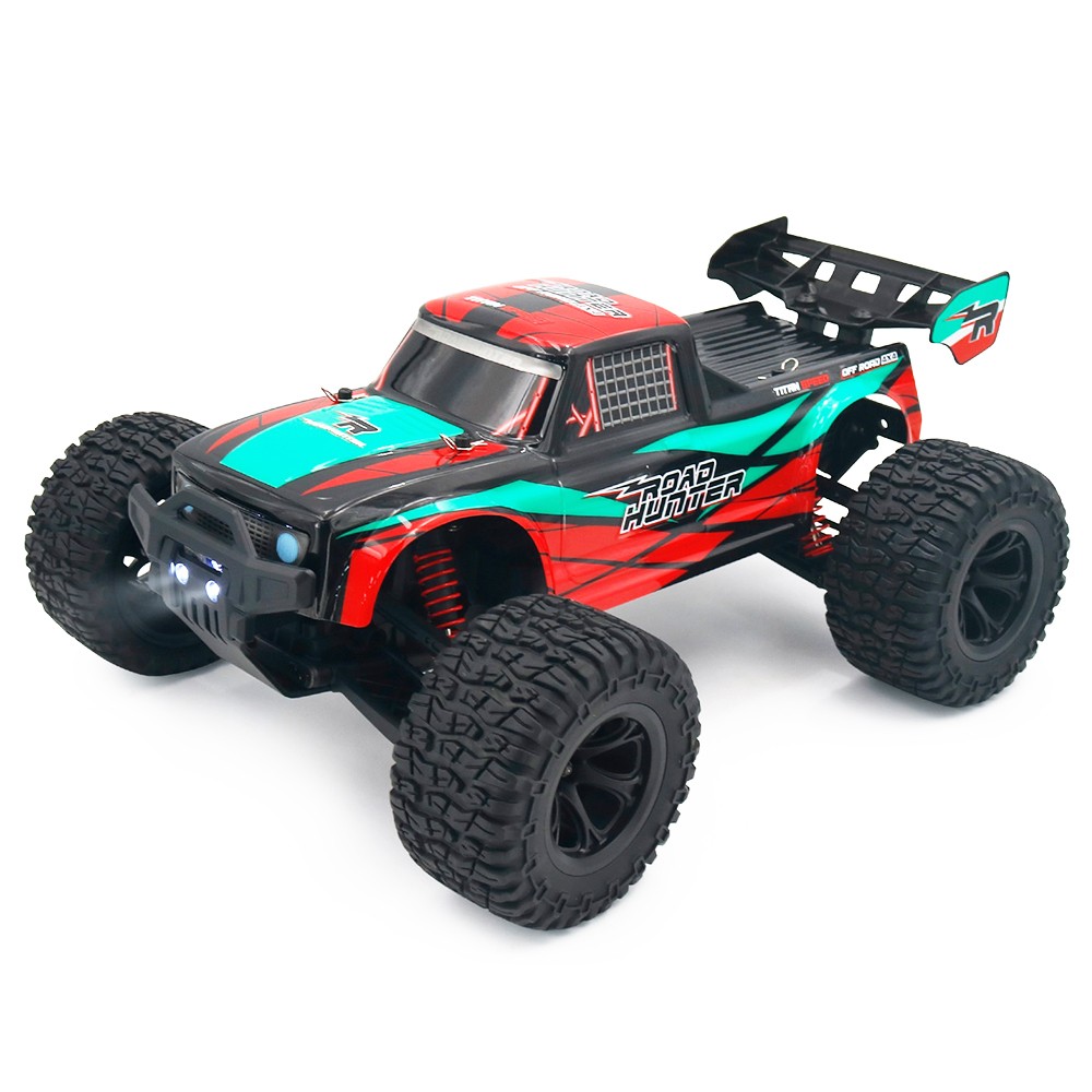 JJRC Q123 1: 10 Racing Car Brushed 4WD RTR RC Truck Red & Green