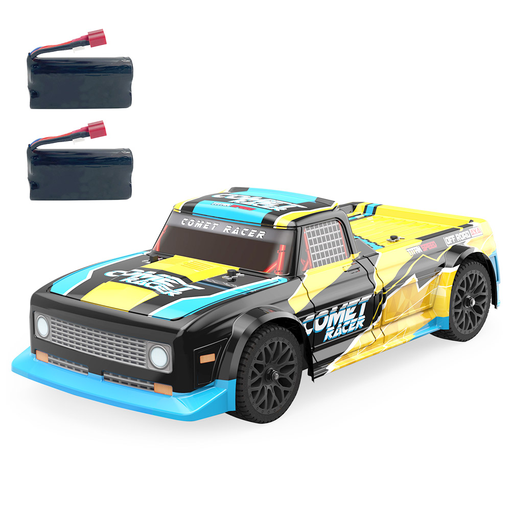 JJRC Q125 1/10 Racing Car Brushed 4WD RTR RC Car Yellow