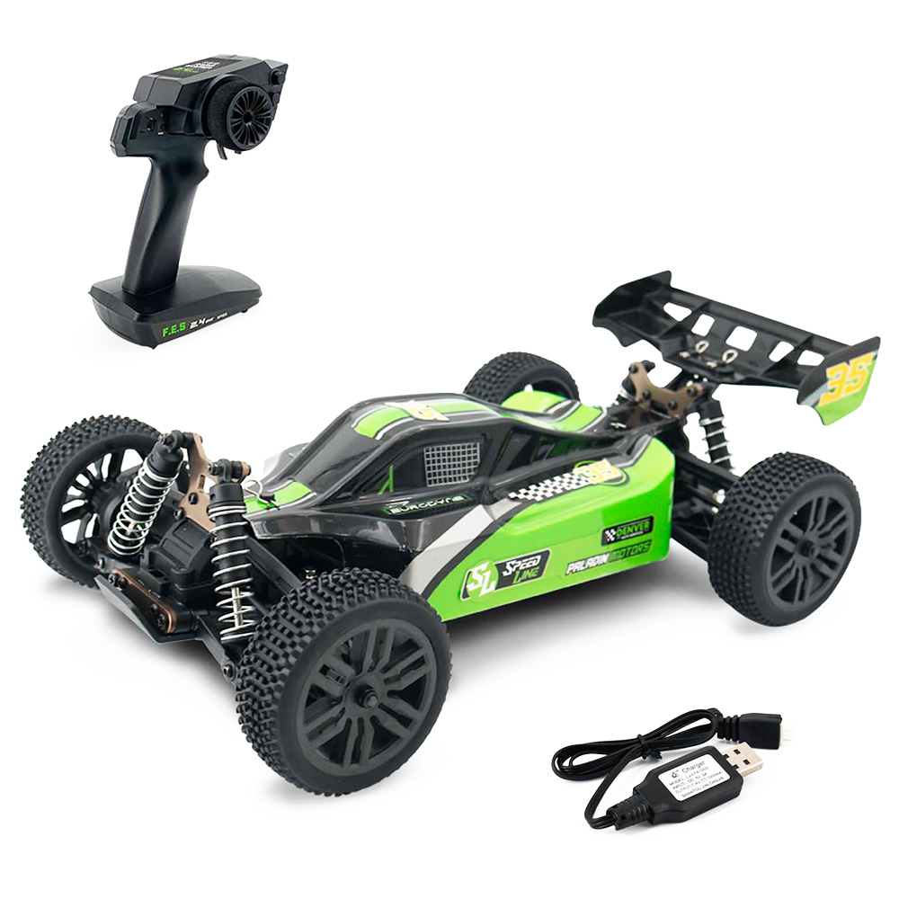 JJRC Q125 1/10 Racing Car Buggy Brushed 4WD RTR RC Car Green