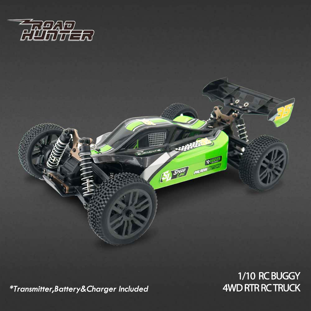 JJRC Q125 1/10 Racing Car Buggy Brushed 4WD RTR RC Car Green