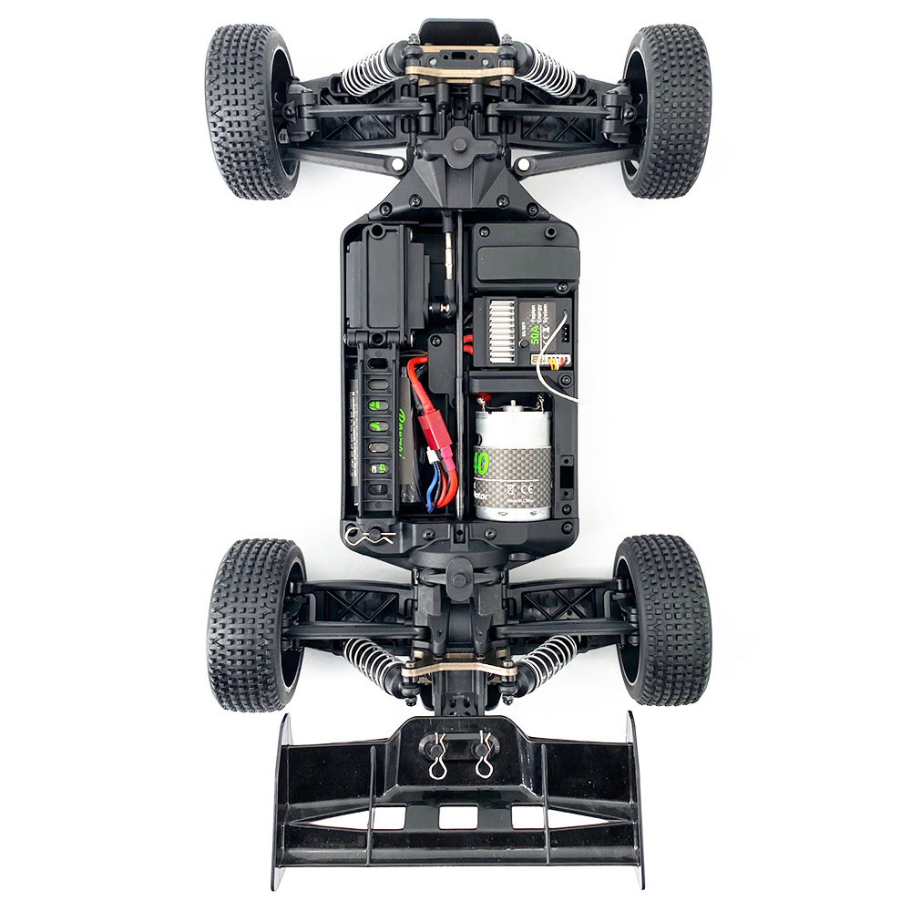 JJRC Q125 1/10 Racing Car Buggy Brushed 4WD RTR RC Car Red