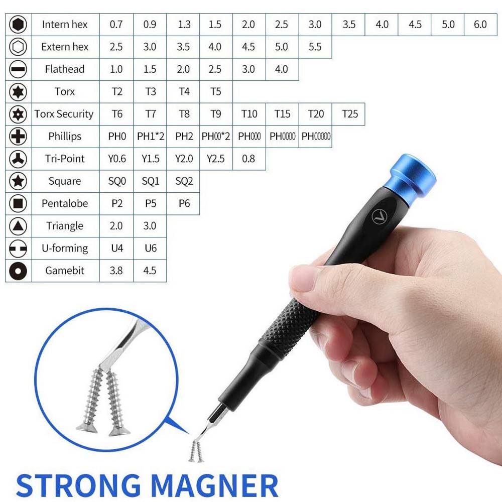 JVMAC 64 in 1 Precision Telecommunication Tool Set