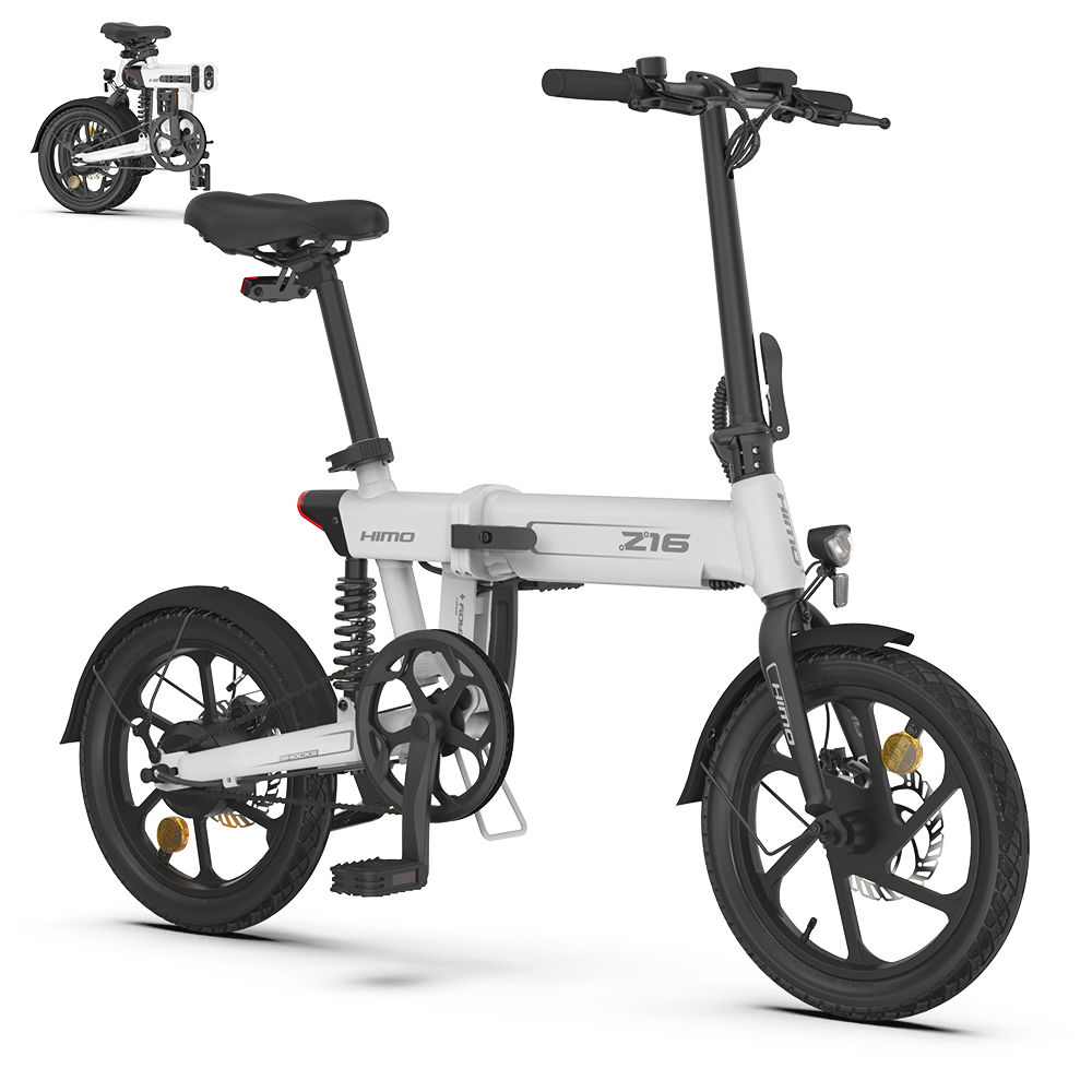 HIMO Z16 MAX Folding Electric Bicycle 16 Inch 250W Motor - White