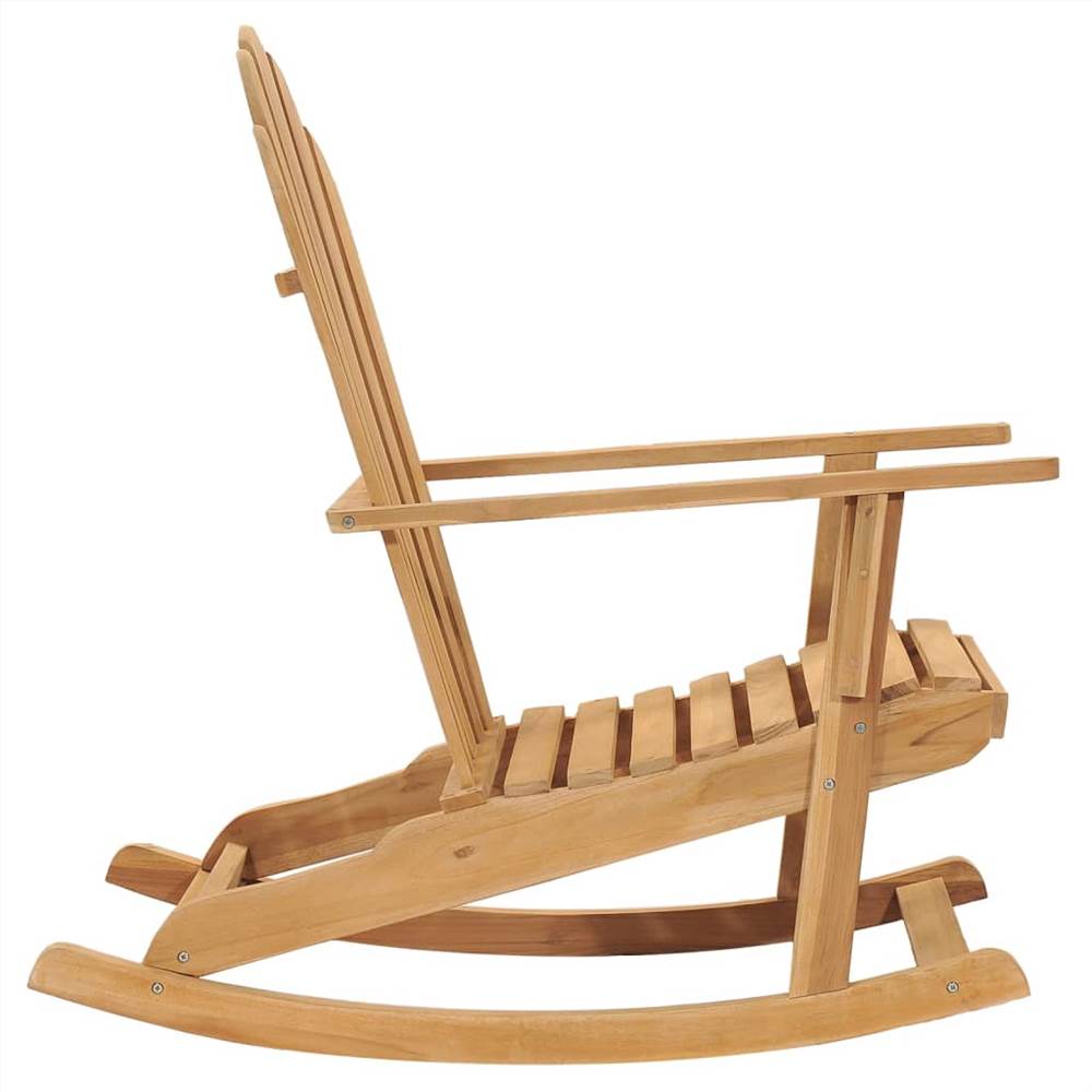 Adirondack Rocking Chair Solid Teak Wood