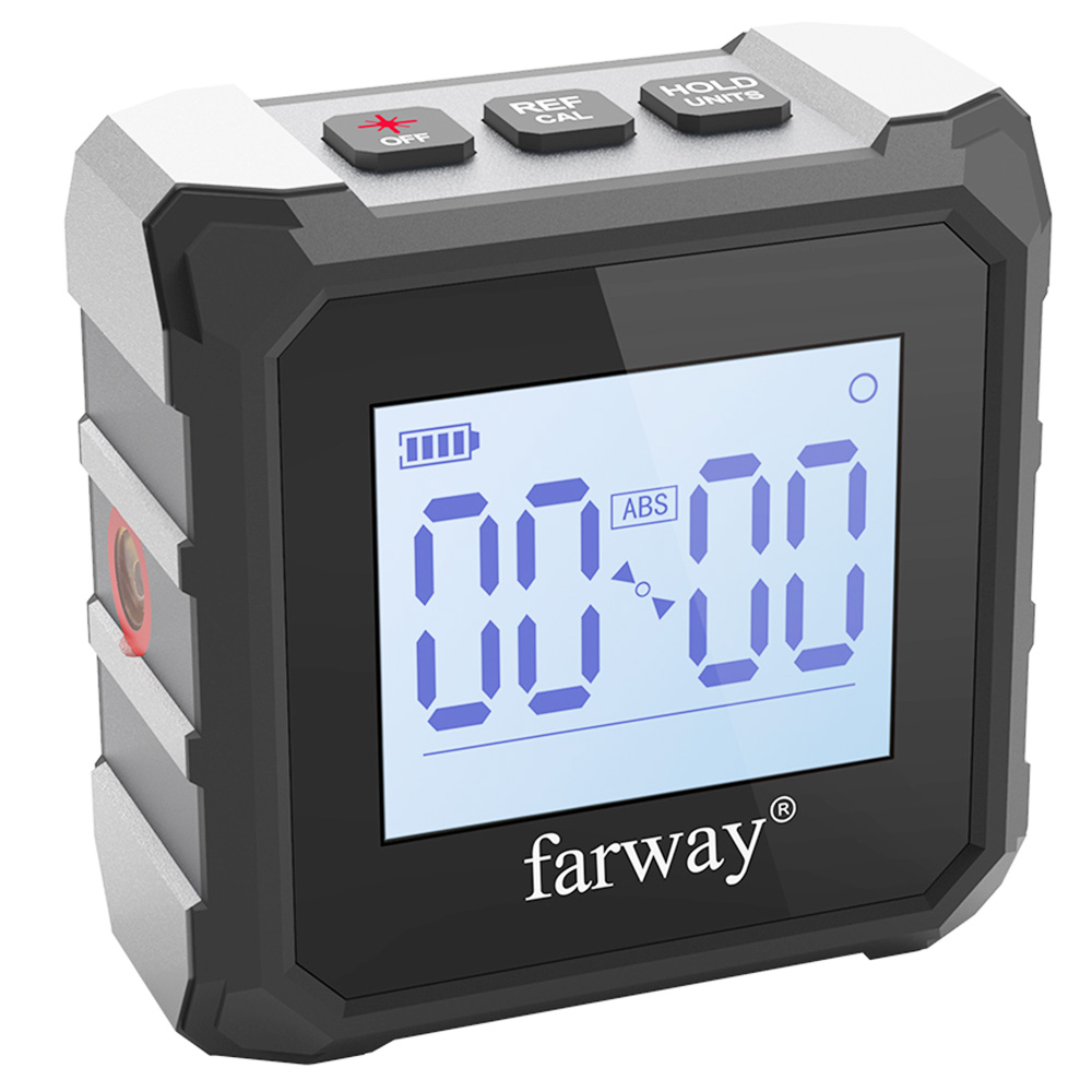 Farway 3 in 1 Digital Angle Finder Laser Level and Angle Gauge