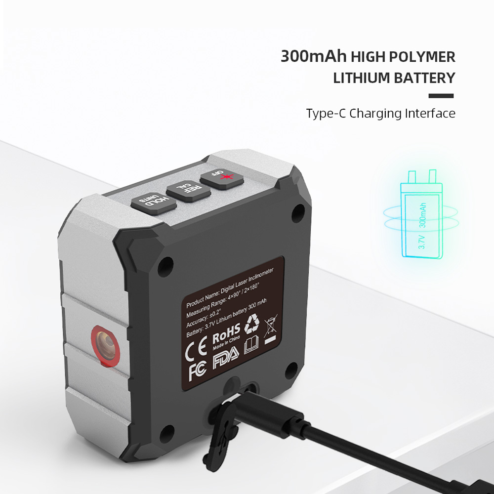 Farway 3 in 1 Digital Angle Finder Laser Level and Angle Gauge