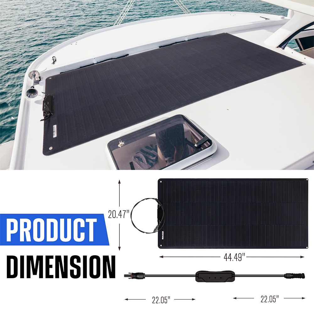ATEM POWER 100W Monocrystalline Solar Panel