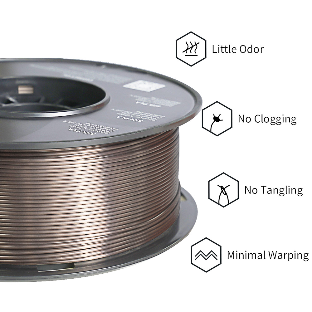 ERYONE Ultra Silk PLA Filament Dark Gold | Europe