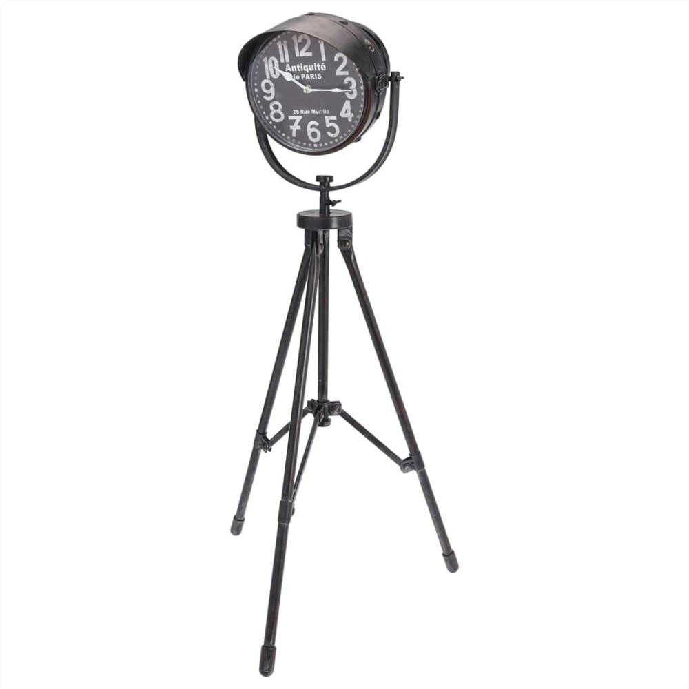 Home&Styling Standing Clock 105 cm Metal Black