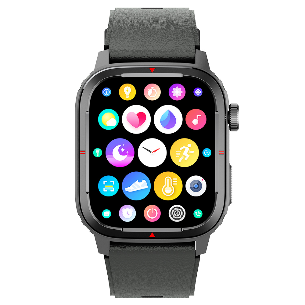 Q25 Smartwatch Bluetooth Calling Watch 1.7'' Touch Screen Black
