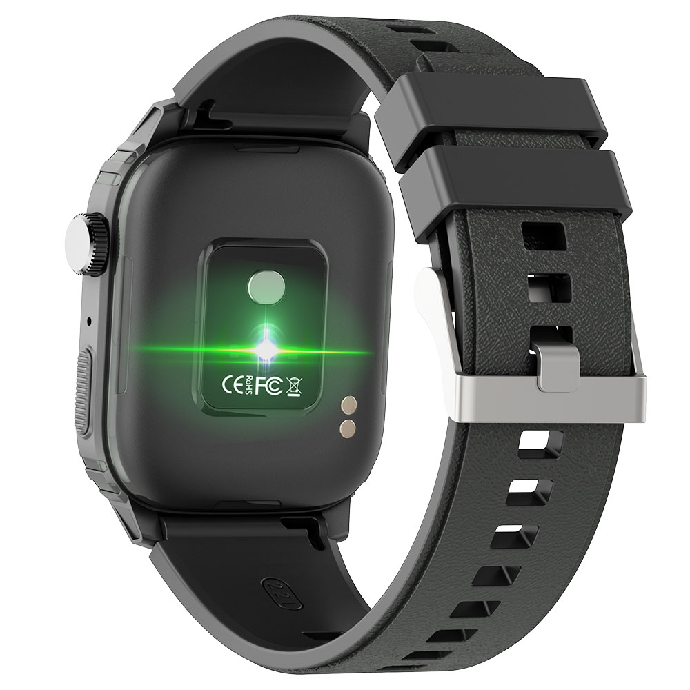Q25 Smartwatch Bluetooth Calling Watch 1.7'' Touch Screen Black