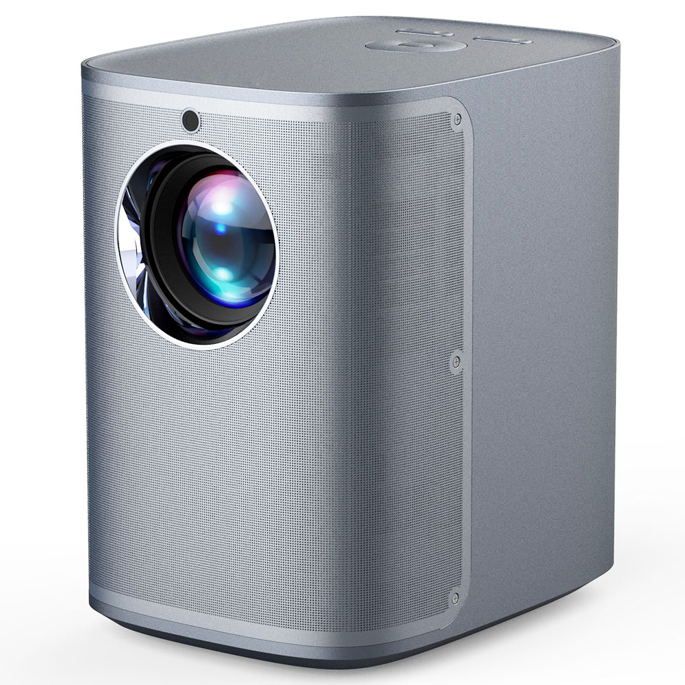 ZZV K1 LCD Projector 600ANSI Lumens 1080P Native Resolution Grey