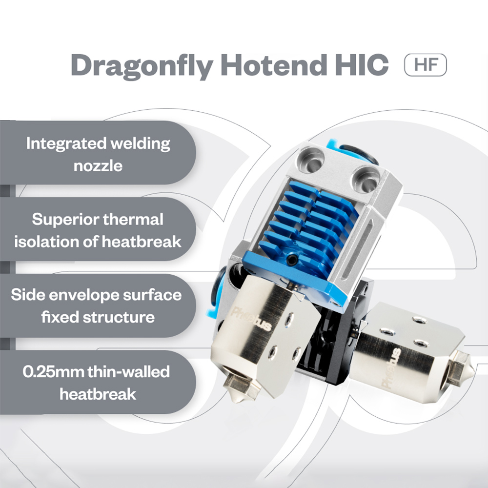 Dragonfly HIC HF Hotend Black