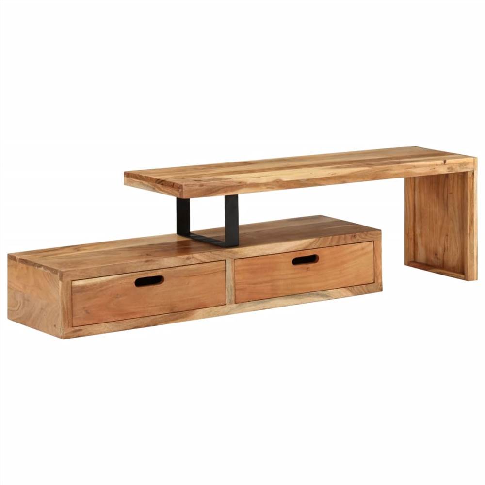 TV Stand Solid Acacia Wood
