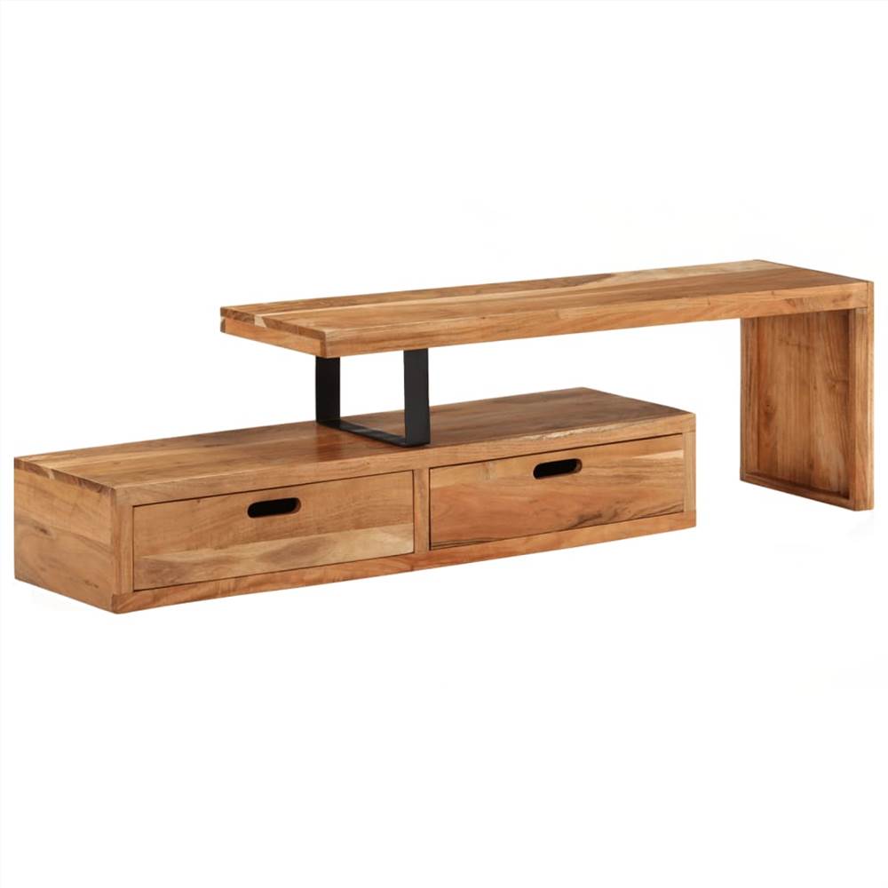 TV Stand Solid Acacia Wood