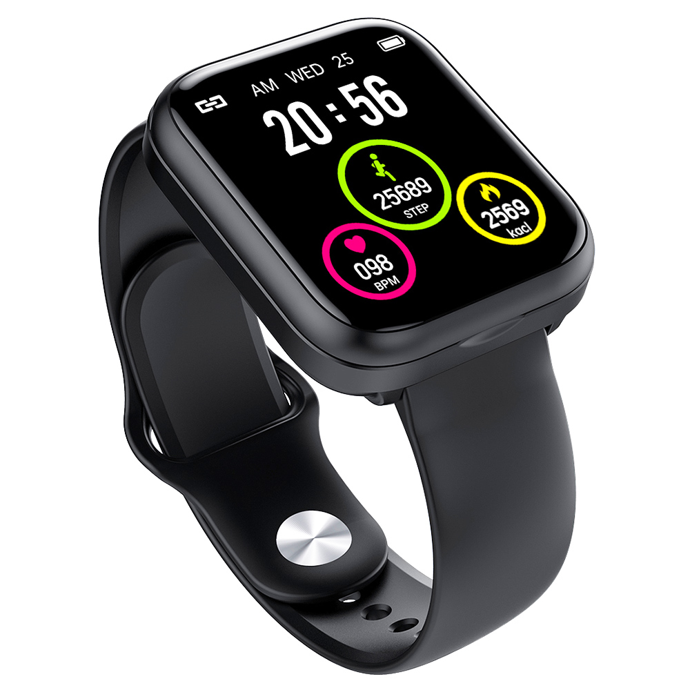 Smart Watch with Bluetooth Earbuds Wireless Earphones Fitness Tracker