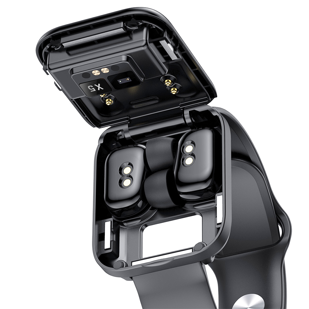 Smart Watch with Bluetooth Earbuds Wireless Earphones Fitness Tracker