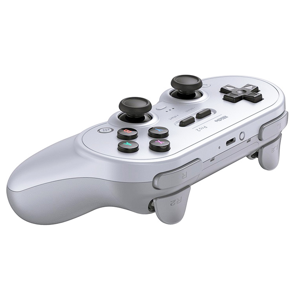 8BitDo Pro 2 Bluetooth Gamepad Controller with Joystick Grey