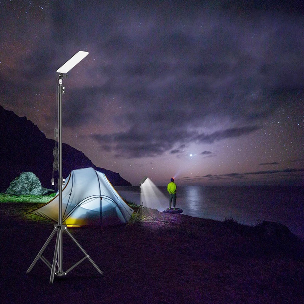 LED Camping Light 1.8m Adjustable with Tripod 6500-7000K Brightness