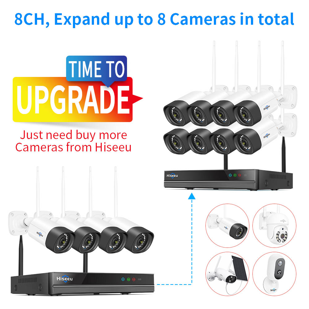 Hiseeu 3MP Wireless CCTV Camera