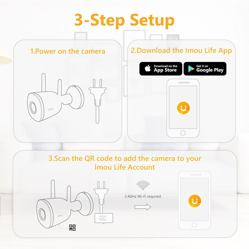 IMOU Bullet 2C 4MP Wi-Fi Camera