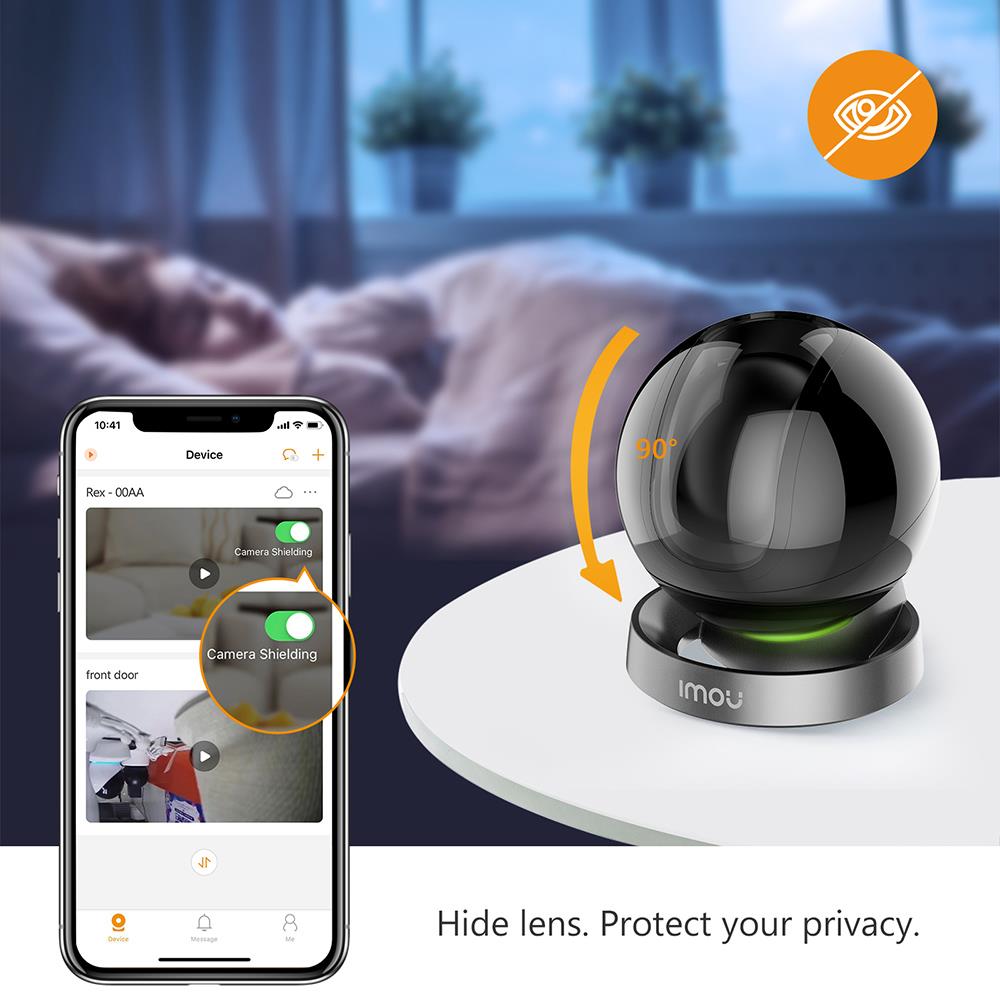 IMOU REX 4MP Wifi IP Camera 360 Indoor AI Human Detection Camera