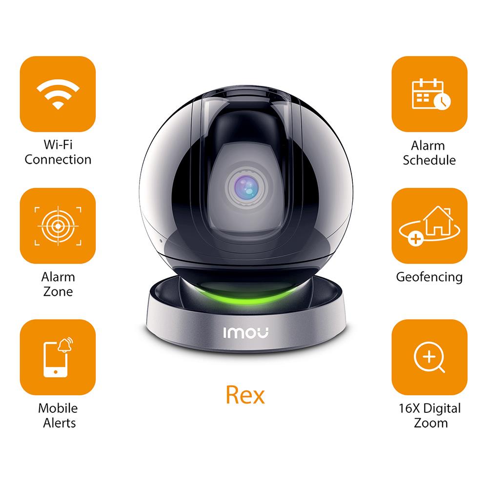 IMOU REX 4MP Wifi IP Camera 360 Indoor AI Human Detection Camera