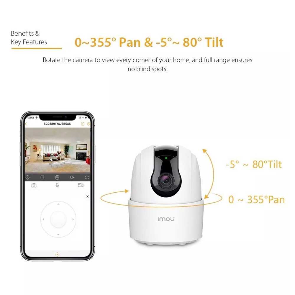 IMOU Ranger 2C 2MP Home Wifi 360 Camera