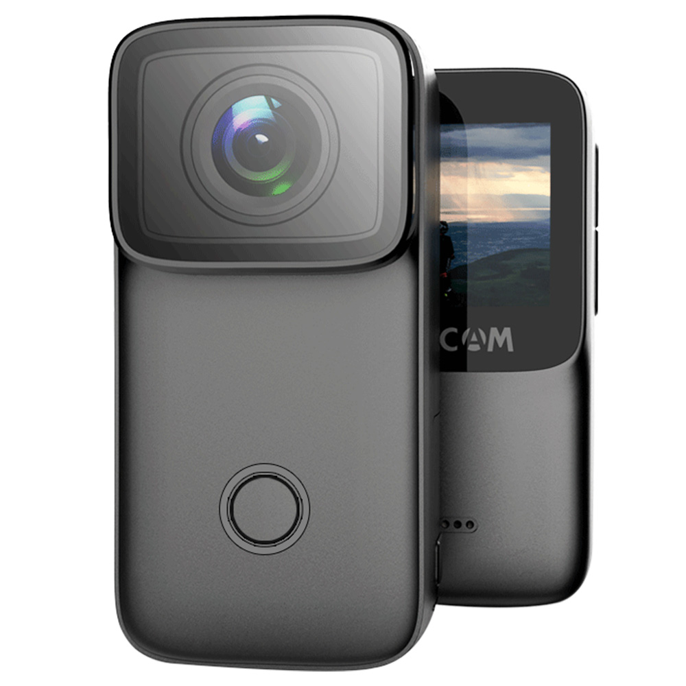 SJCAM C200 Sports & Action Camera, 4K/24FPS Black