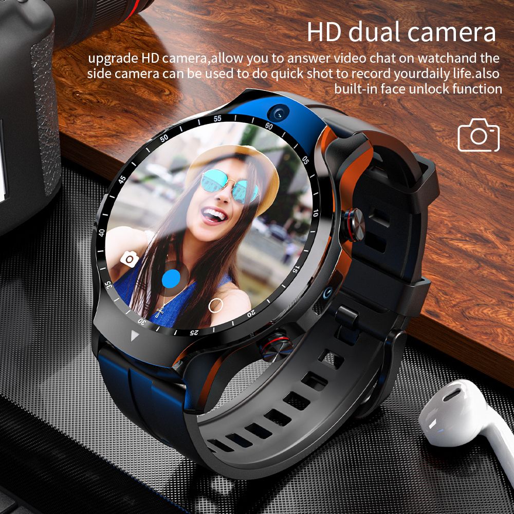 LOKMAT APPLLP 5 Smartwatch 4G WiFi LTE Watch with Dual Cameras