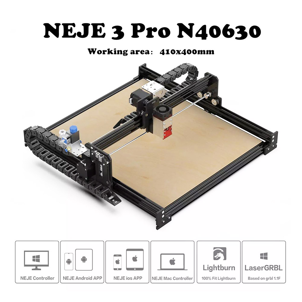 NEJE 3 Pro N40630 5.5W CNC Laser Engraver Cutter