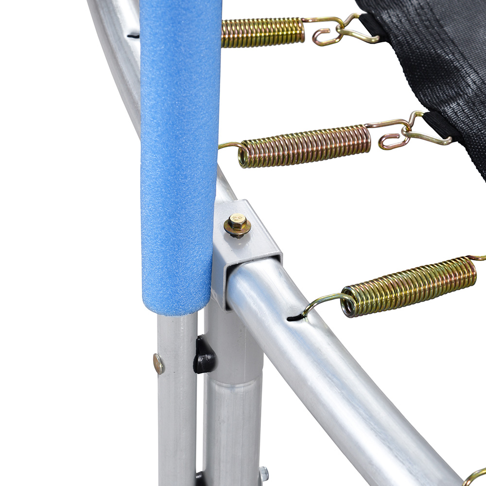 Outdoor Trampoline with Safety Fence and Net Padded Poles