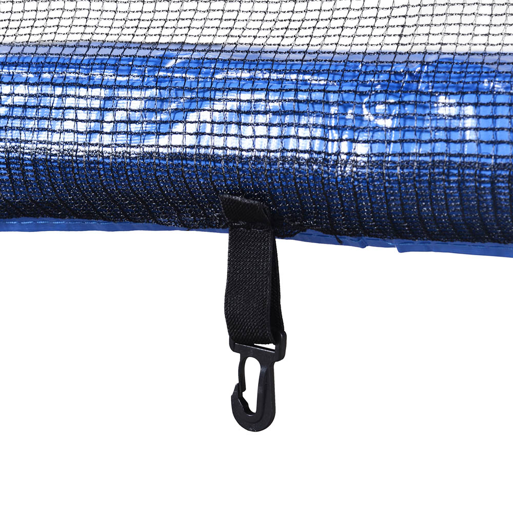 Outdoor Trampoline with Safety Fence and Padded Poles