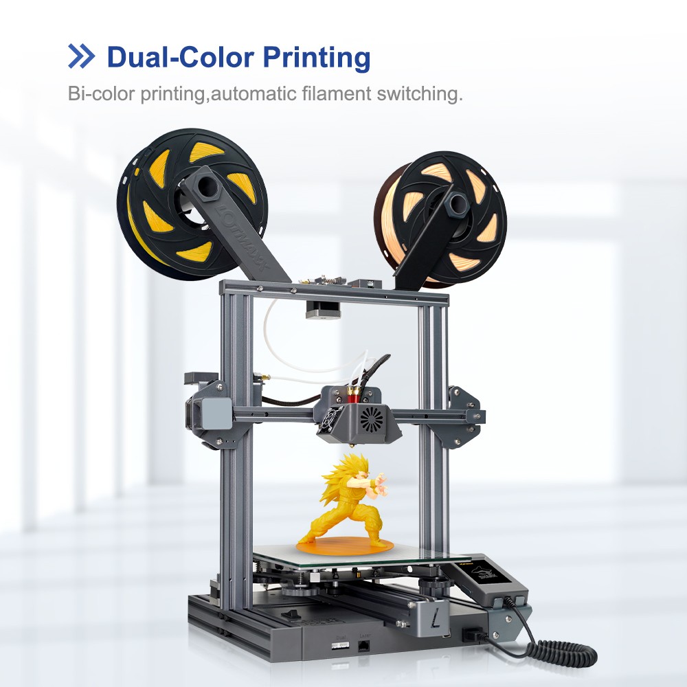 LOTMAXX Shark V2 3D Printer Gray