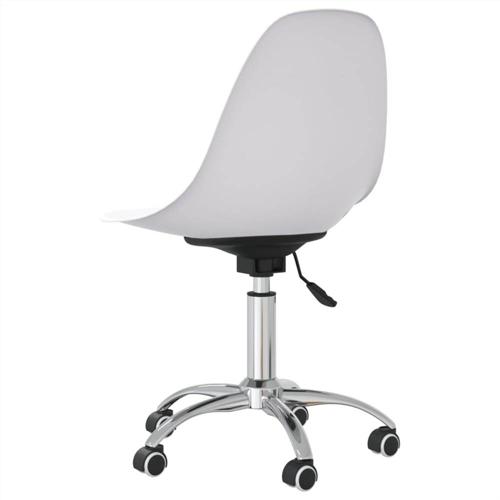 Swivel Office Chair White PP