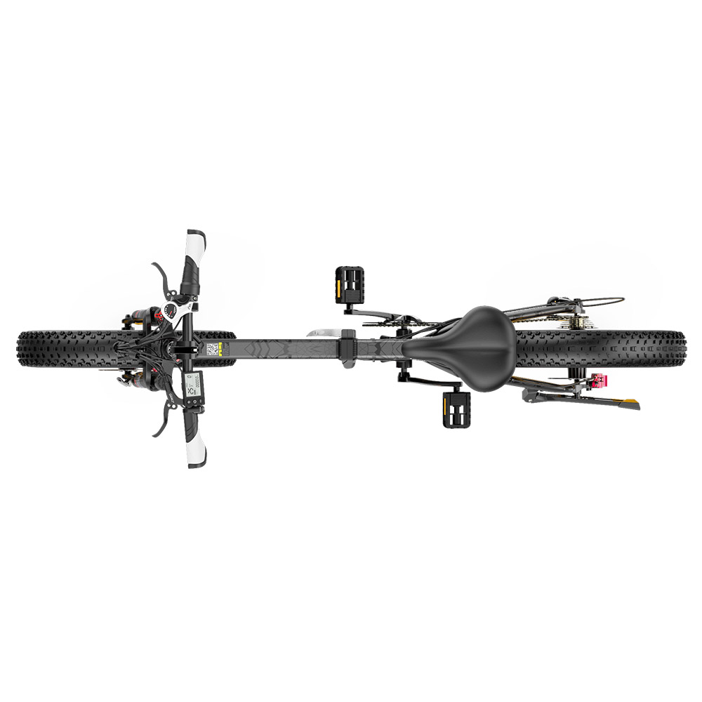 LANKELEISI X3000 Plus Folding Electric Mountain Bike Grey
