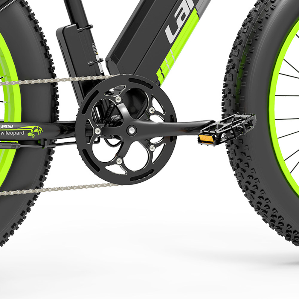 LANKELEISI XC4000 Electric Bike 48V 1000W Motor Green