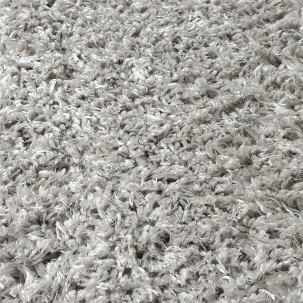 High Pile Shaggy Rug Grey 160x230 cm 50 mm