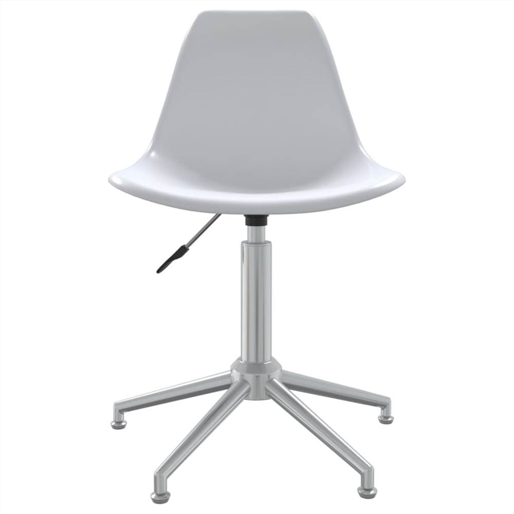 Swivel Dining Chair White PP