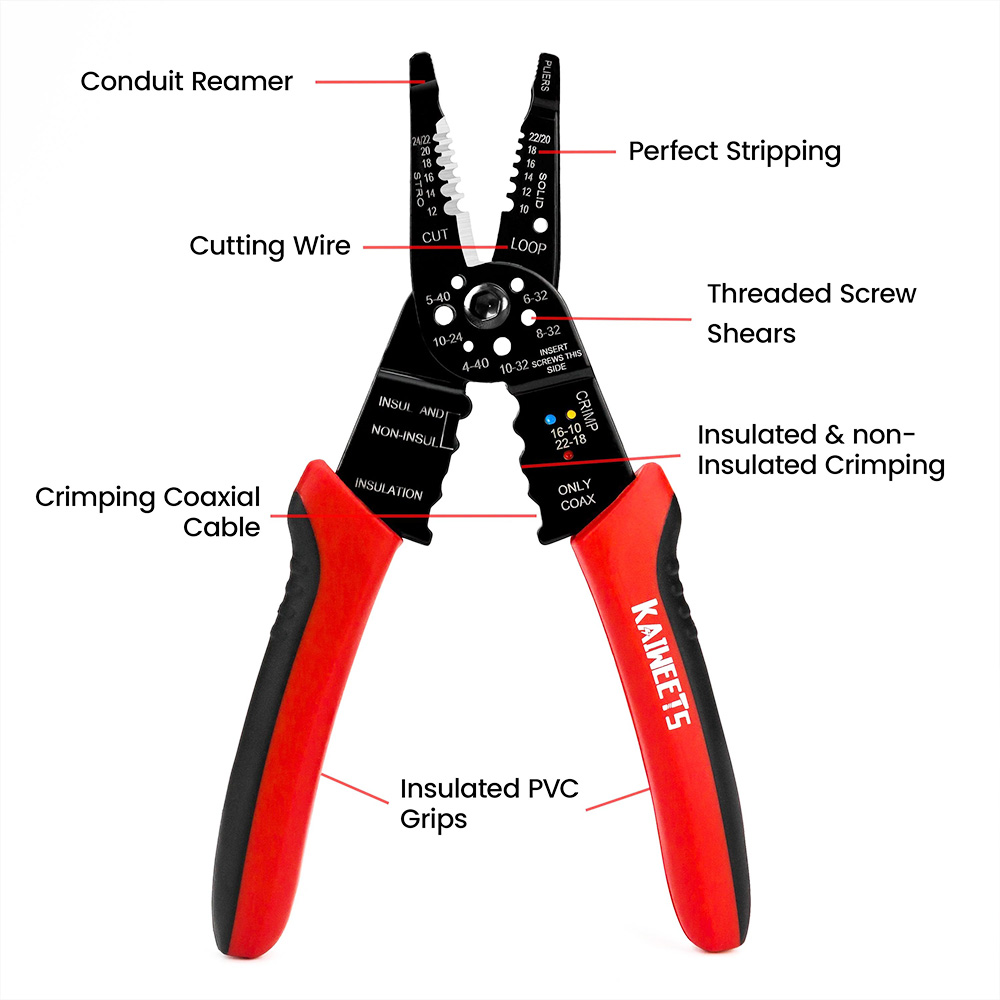 KAIWEETS KWS-105 5 in 1 Wire Stripping Tool