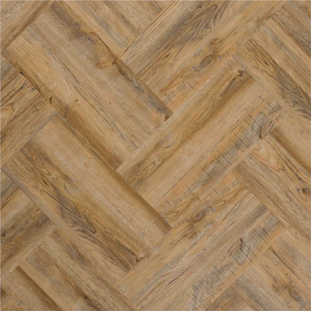 WallArt Wood Look Planks Reclaimed Oak Vintage Brown