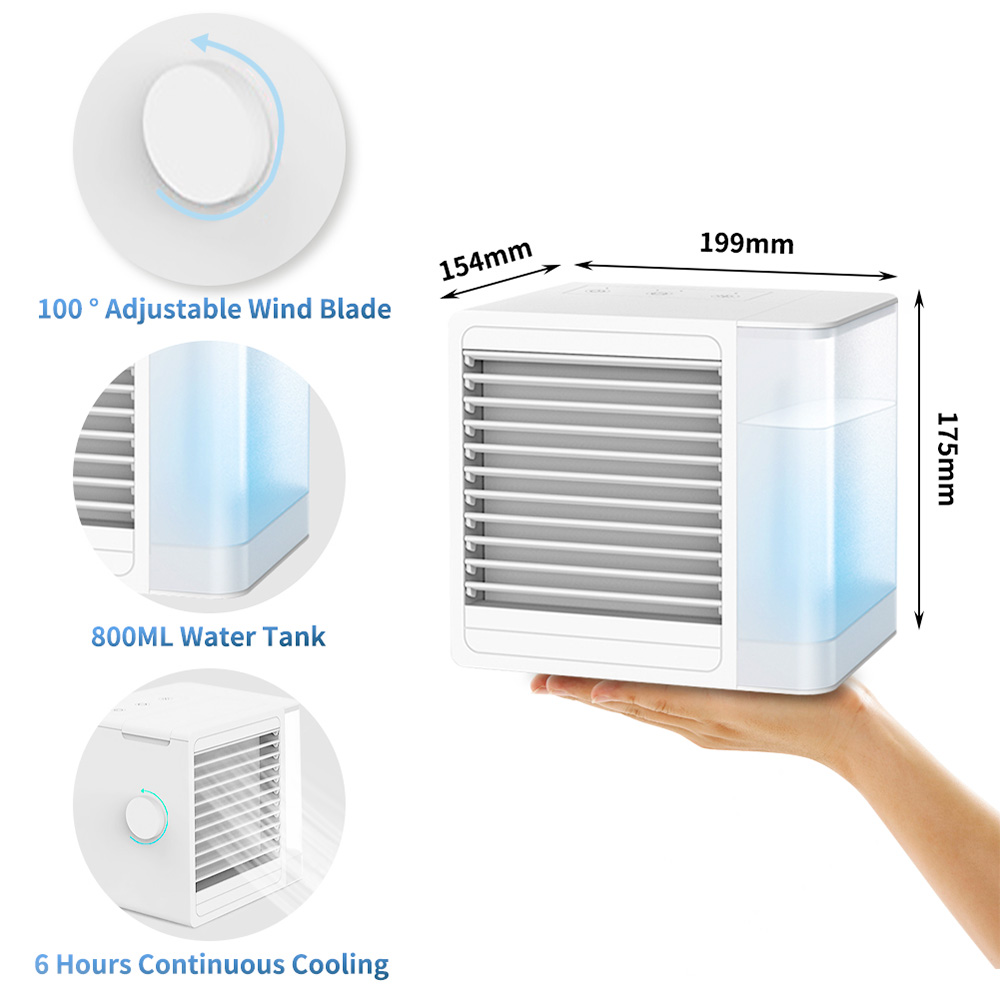 Portable 3 in 1 Mini Air Conditioner Fan
