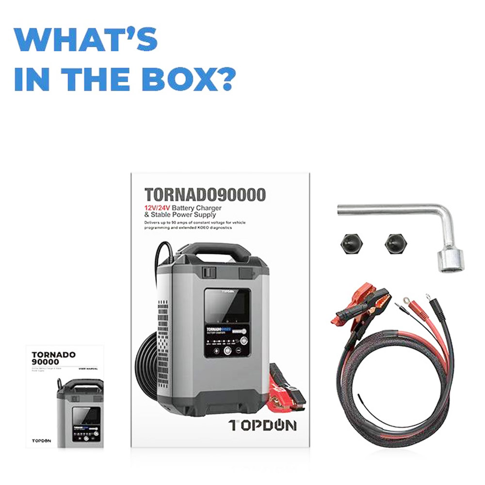 TOPDON Tornado90000 Car Smart Battery Charger