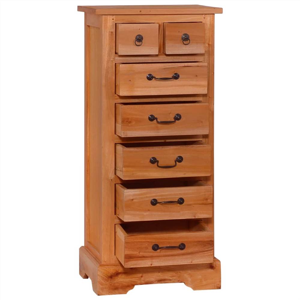 Chest of Drawers 45x35x100 cm Solid Wood Mahogany