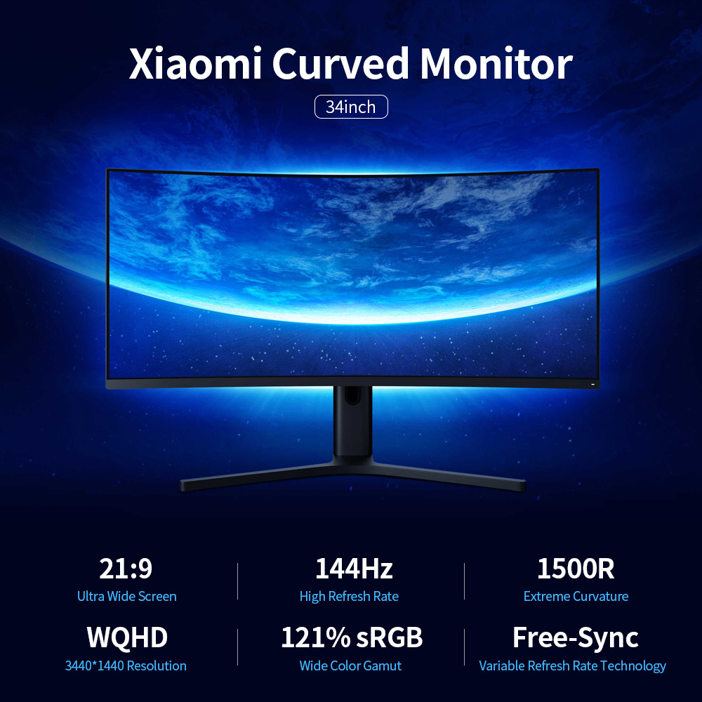 Xiaomi Mi Curved Gaming Monitor 34 inch