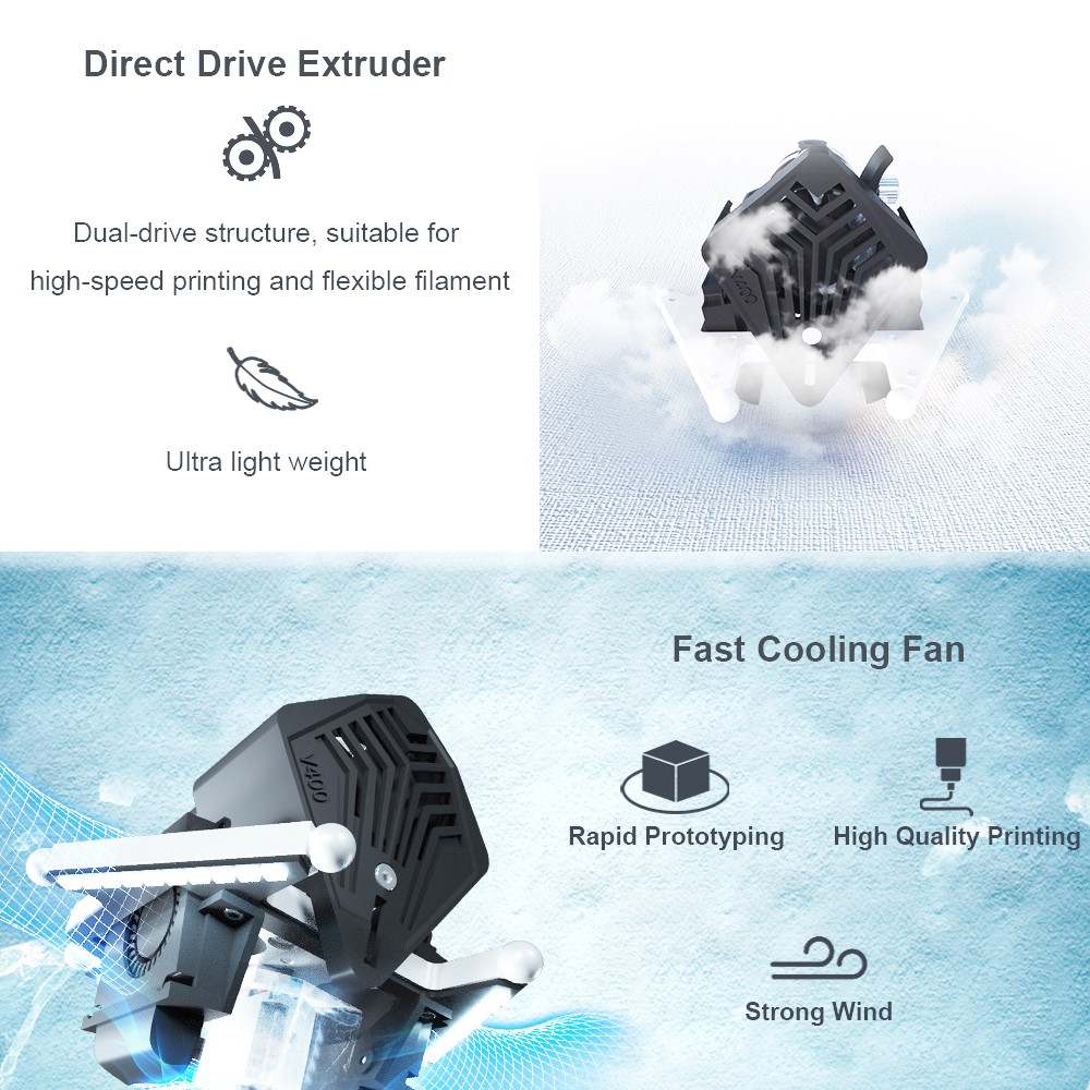 FLSUN V400 400mm/s Super Fast FDM 3D Printer