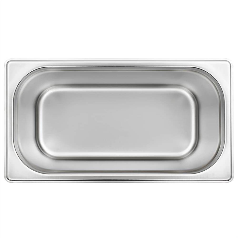 Gastronorm Containers 4 pcs GN 1/3 200 mm Stainless Steel
