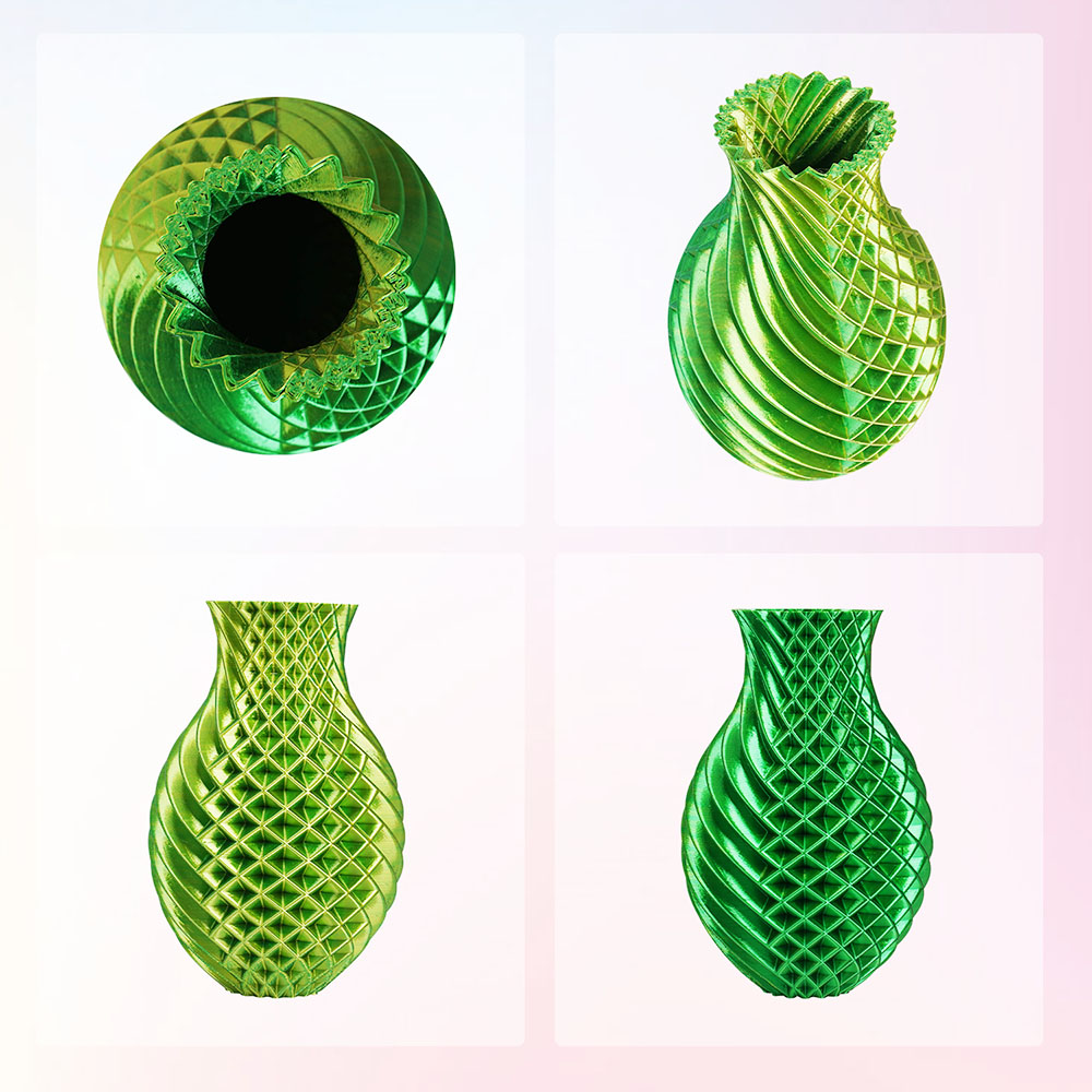 ERYONE Dual Color Silk PLA Filament 1kg Yellow and Green | Europe