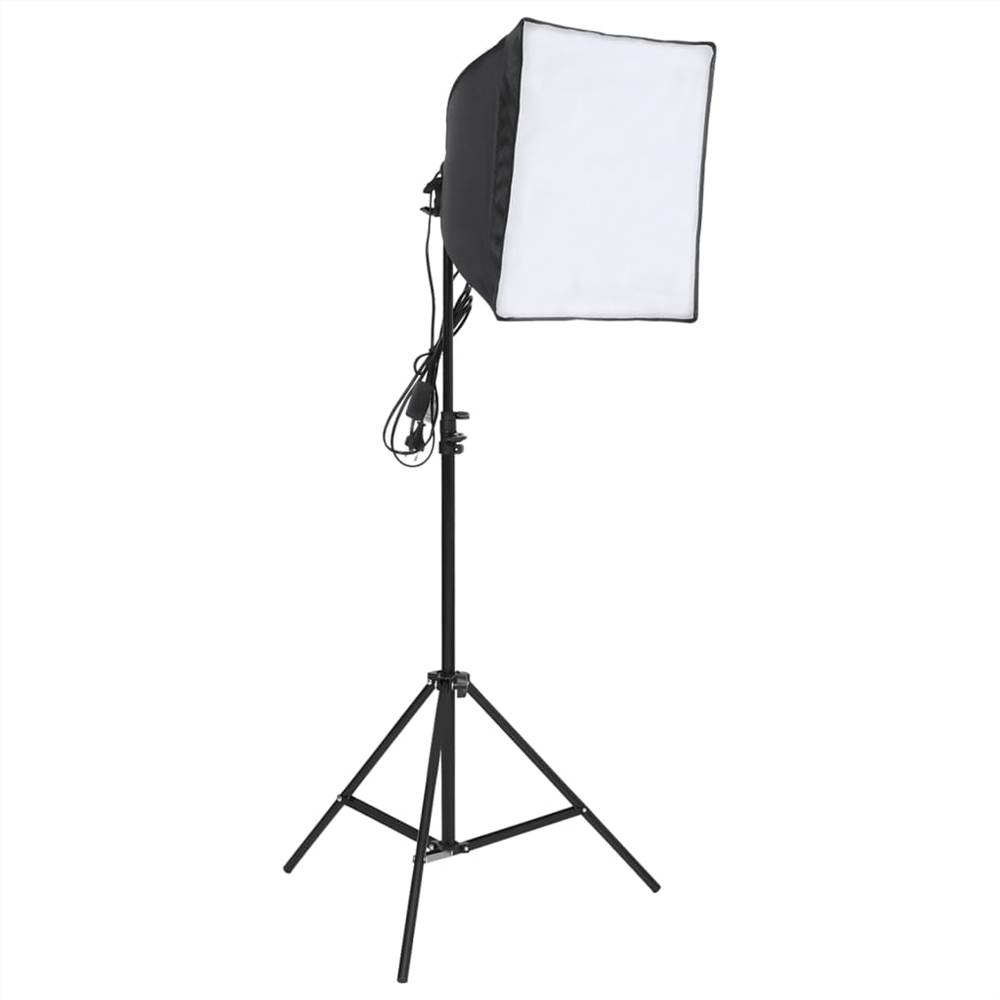 Photo Studio Kit with Light Set, Backdrop and Reflector